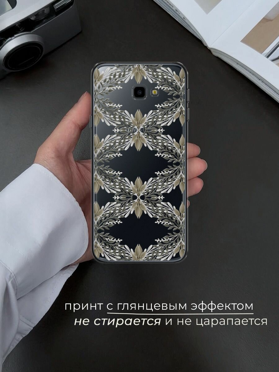 Чехол на Samsung Galaxy J4 Plus 2018 / Самсунг J4 Plus 2018 с принтом "Калейдоскоп цветов" — фото 1
