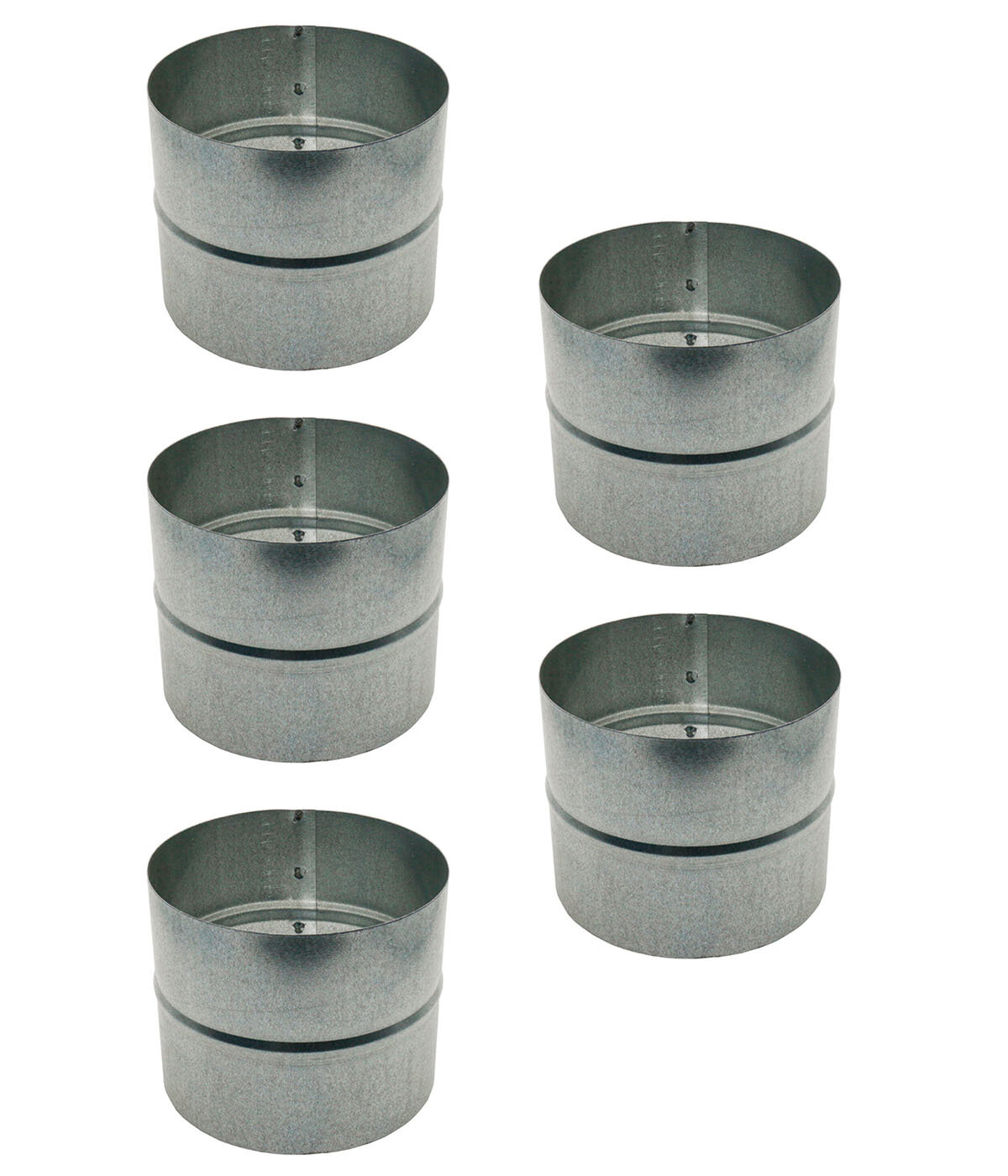 Соединитель для круглых воздуховодов d150 мм оцинкованный Pro (5 шт.)