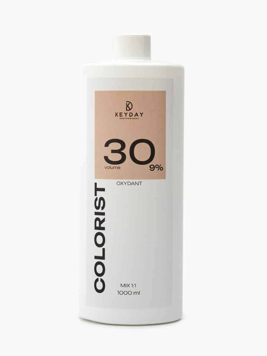 Оксидант для окрашивания волос 9% VOL 30 Keyday Colorist, 1000 мл