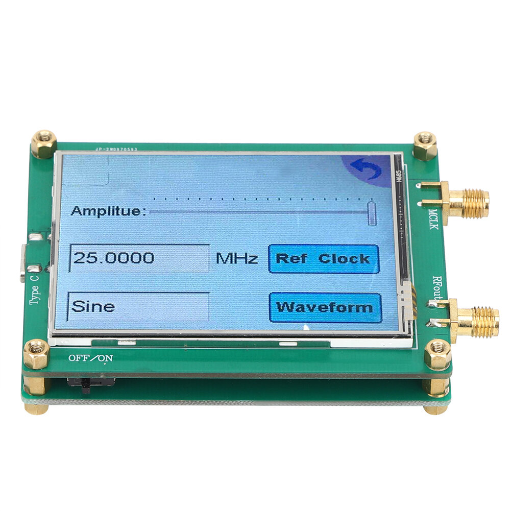 AD9833 TFT Full Touch Screen Signal Generator DDS Source Dot Frequency for Sine / Triangle Square Wave — фото 1