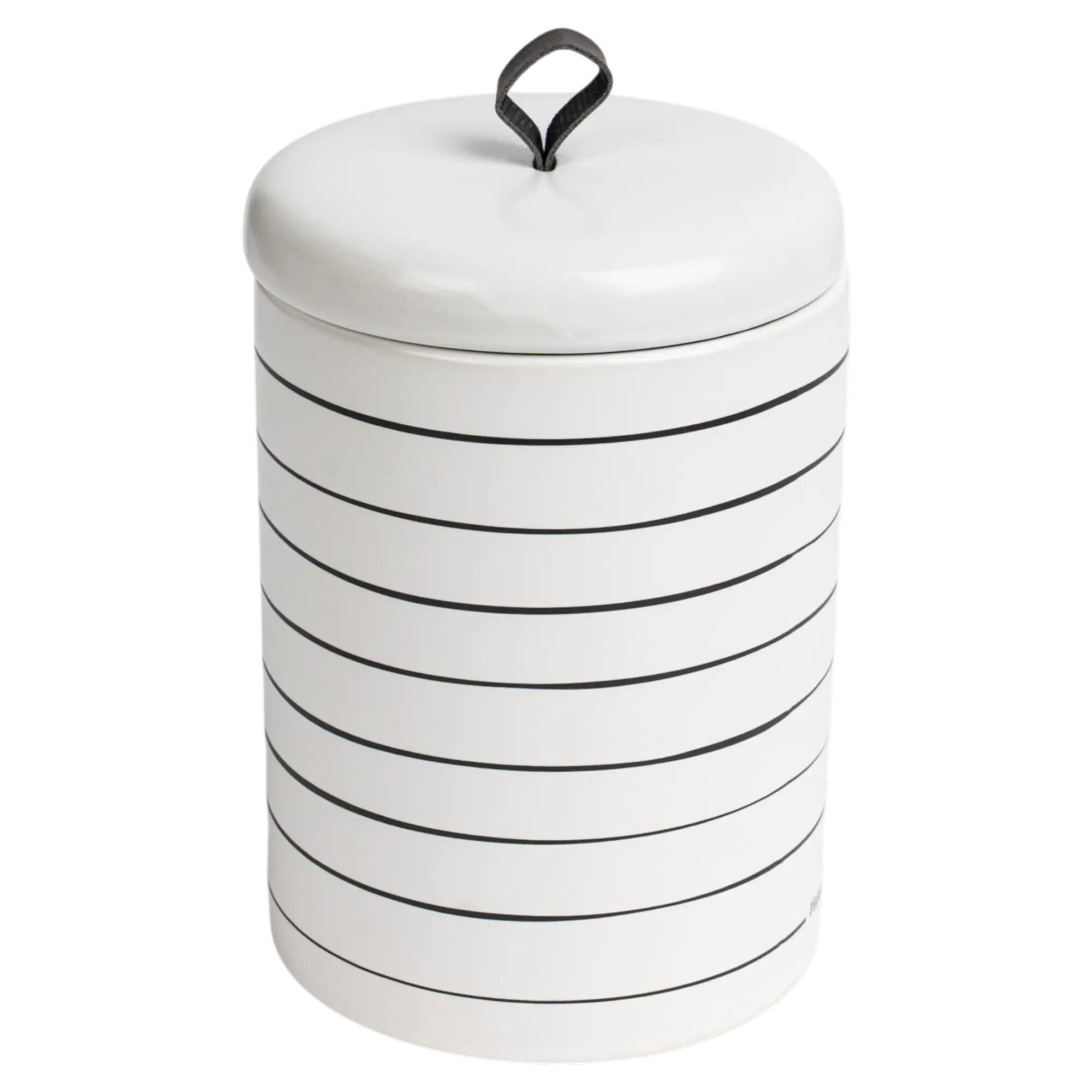 Vidage Банка для сыпучих продуктов 0.8 л из бамбука белый цвет герметичная крышка