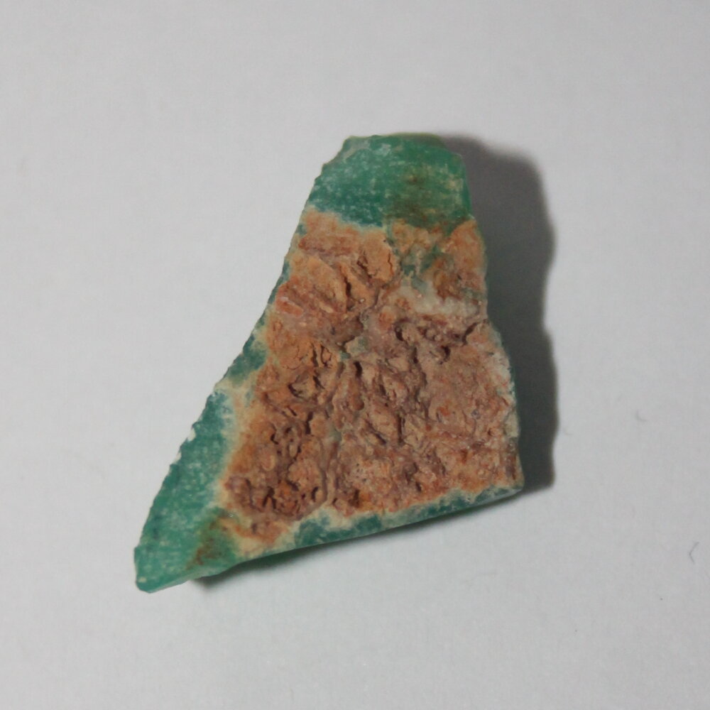 Хризопраз натуральный, коллекционный образец, Казахстан, "True Stones"