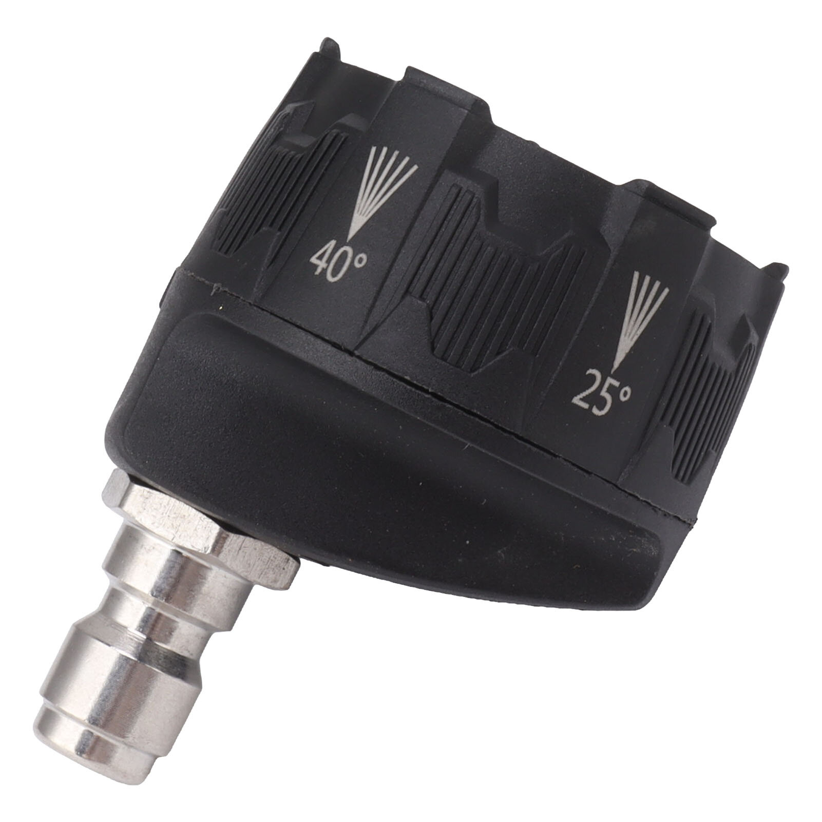 Распылительная насадка для мойки высокого давления Многофункциональная регулируемая насадка 6 в 1 Интерфейс с разъемом 1/4 Соединительный наконечник Черный