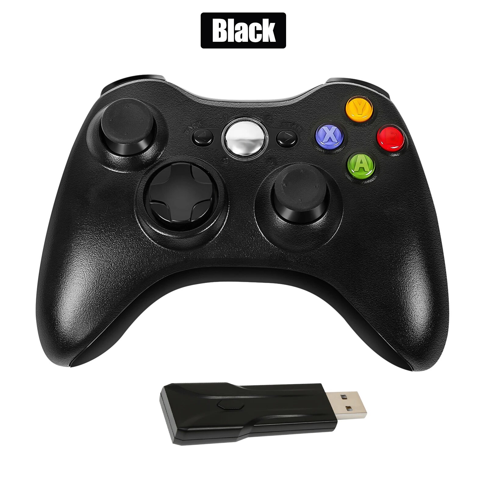 Беспроводной геймпад Bonadget для Xbox 360, 360 Wireless Black