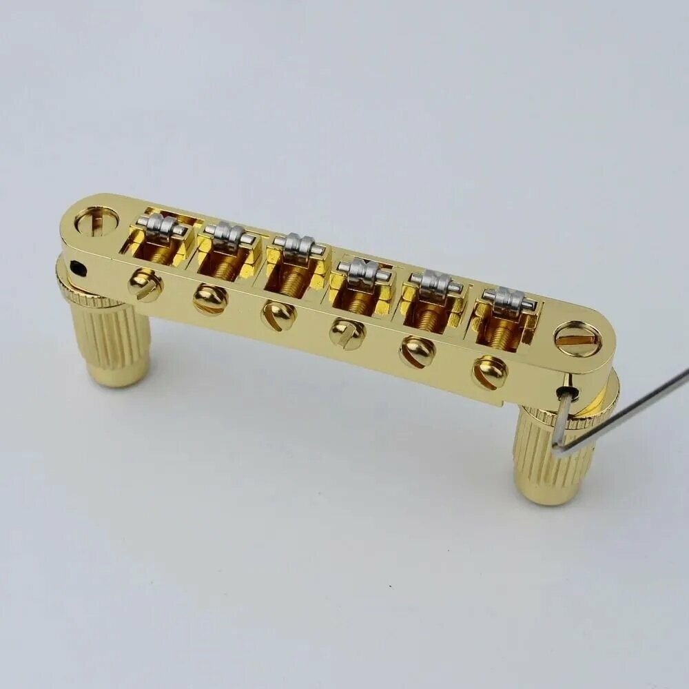 Совершенно новый Guyker Гитарный бридж Tune-O-Matic Roller Saddle для 6-струнных гитар LP SG Горячая распродажа