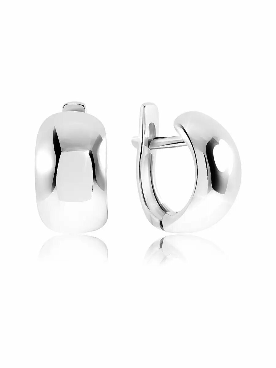 Серьги конго, серебро, 925 проба