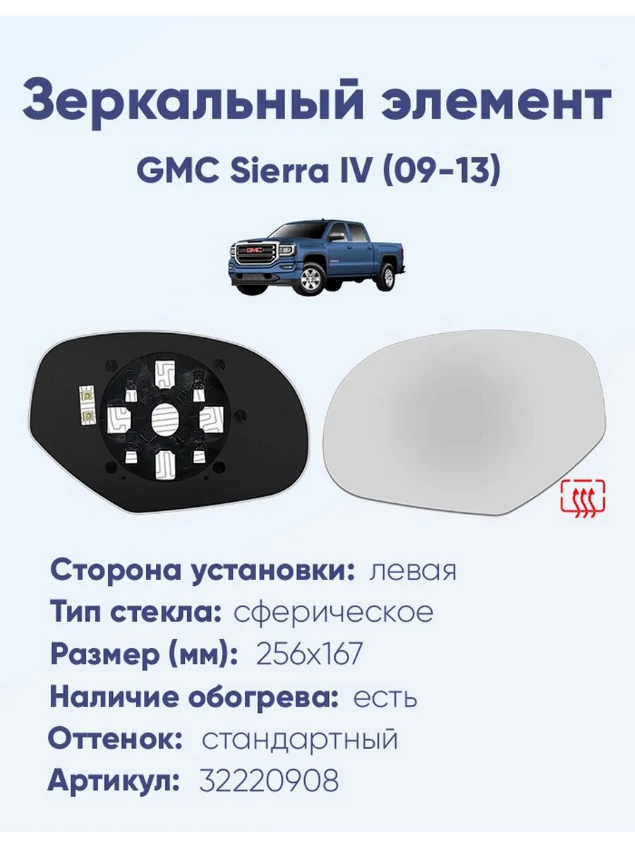 Зеркало GMC Sierra IV (09-13) 32220908