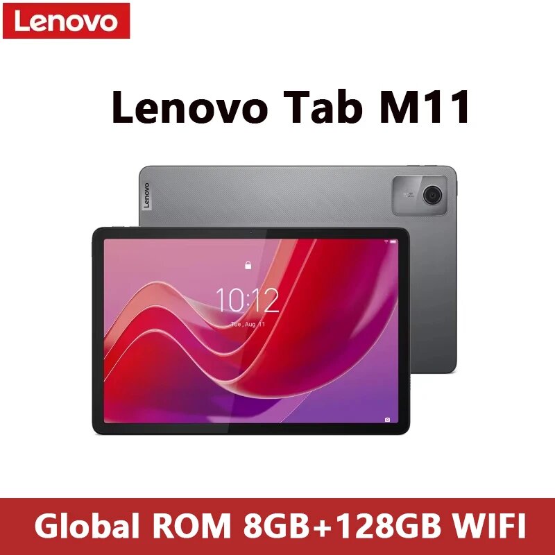 Планшет Lenovo Tab M11, 11", 8/128ГБ, Wi-Fi+4G, Android