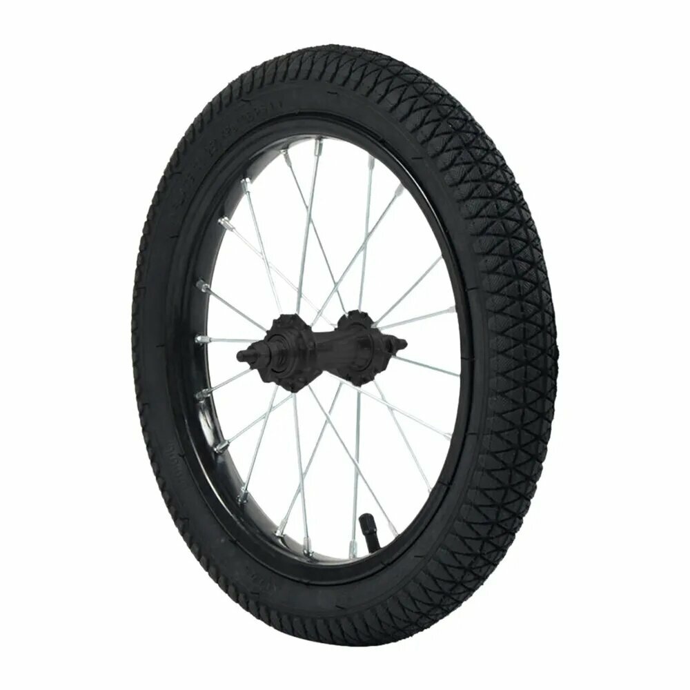 Колесо для детского велосипеда, переднее/заднее, 12 дюймов, комплект, стальные, алюминиевые