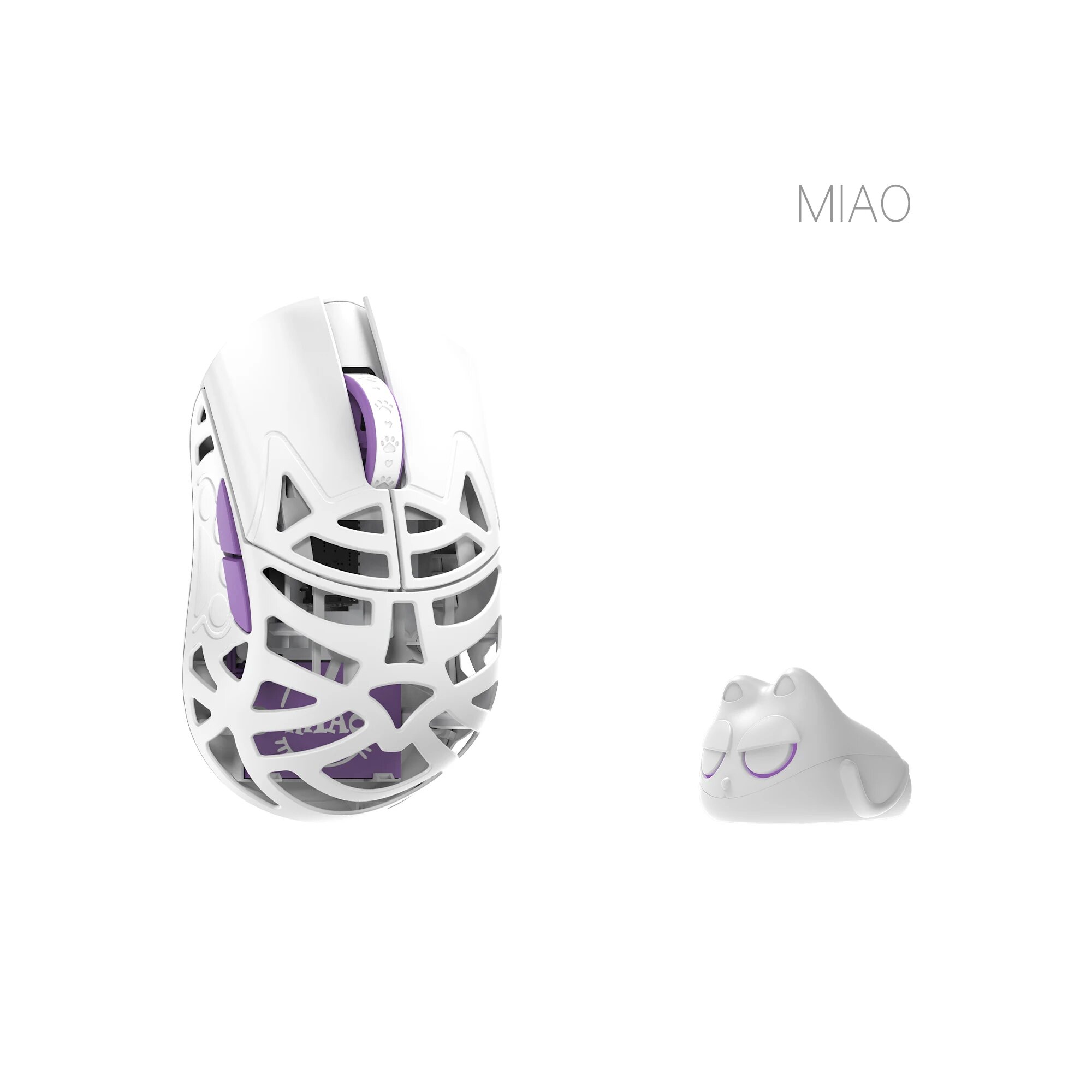 WLMOUSE Beast Miao Беспроводная игровая мышь White