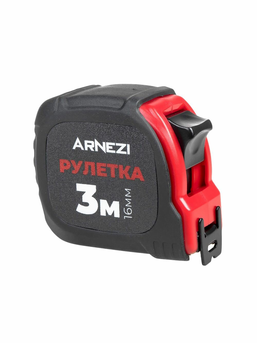 Рулетка ARNEZI Master R6200020, двухкомпонентный корпус, 3 м, 16 мм