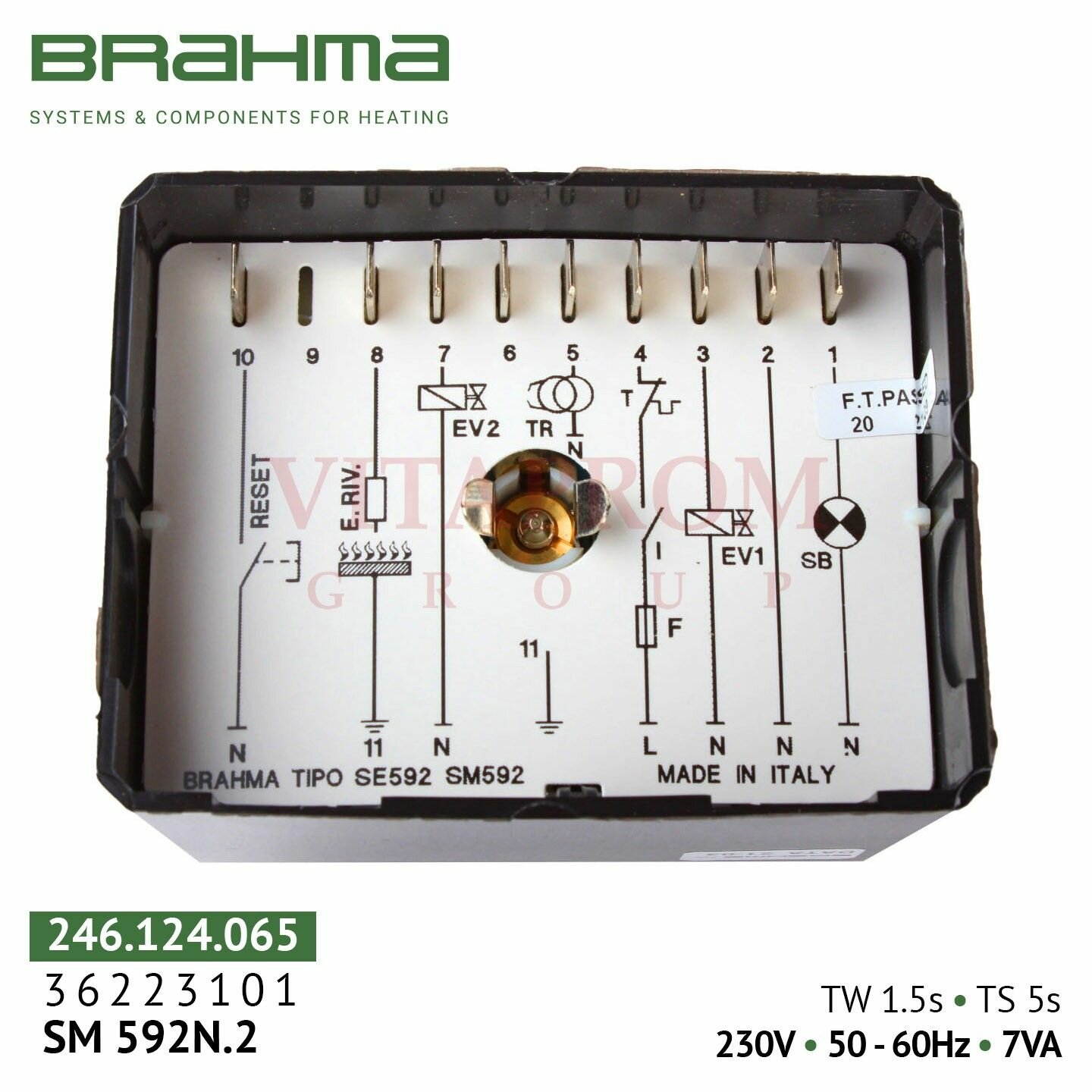 Блок управления горением Brahma SM592.2, 36223101