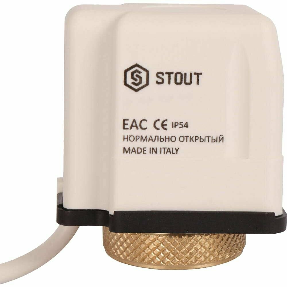 STOUT Электротермический компактный сервопривод STE-0010-230001 нормально закрытый, 230 B Италия оригинал