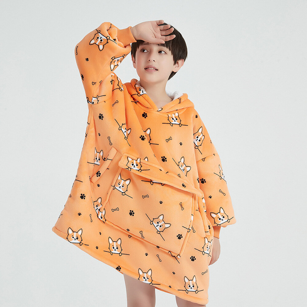 Детское одеяло с капюшоном, Длина одежды 64 см