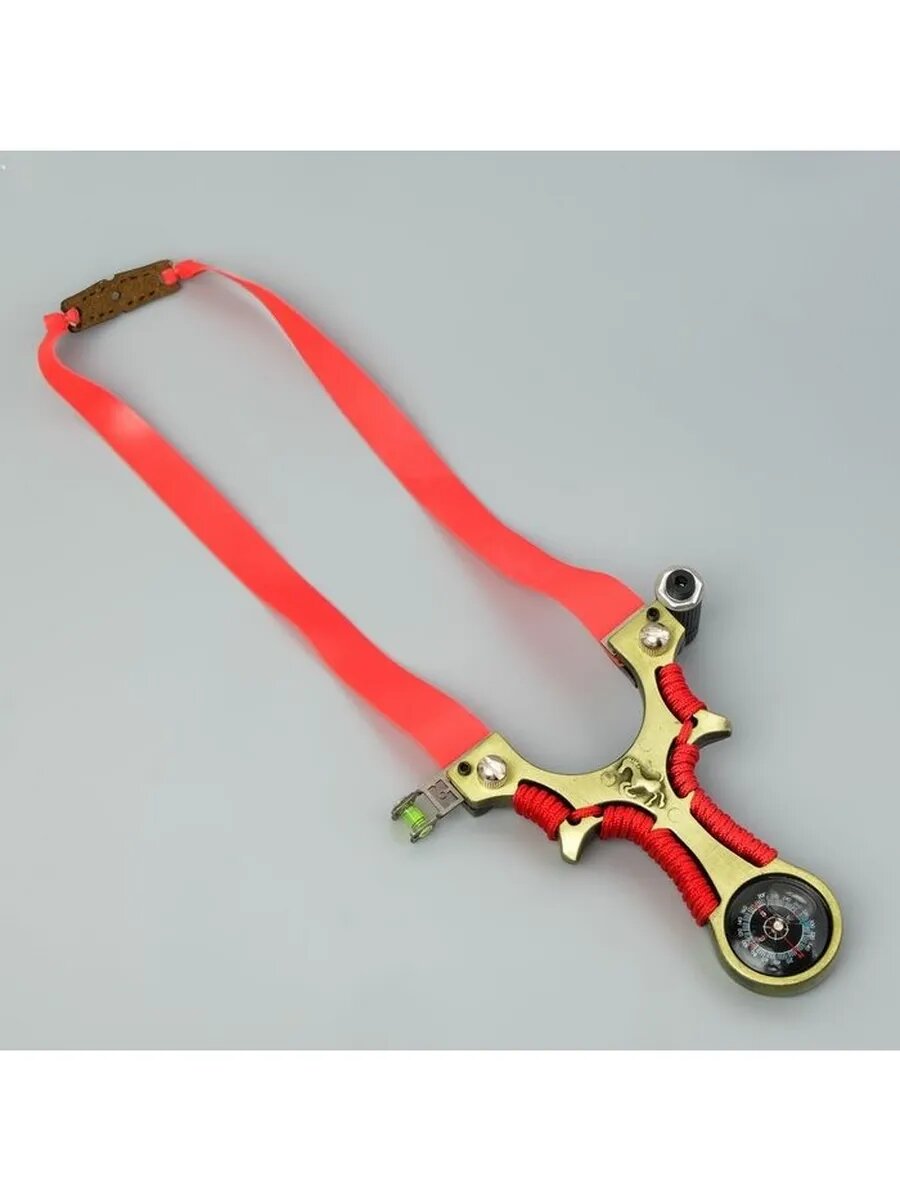 Рогатка металлическая с лазерным целеуказателем, компасом