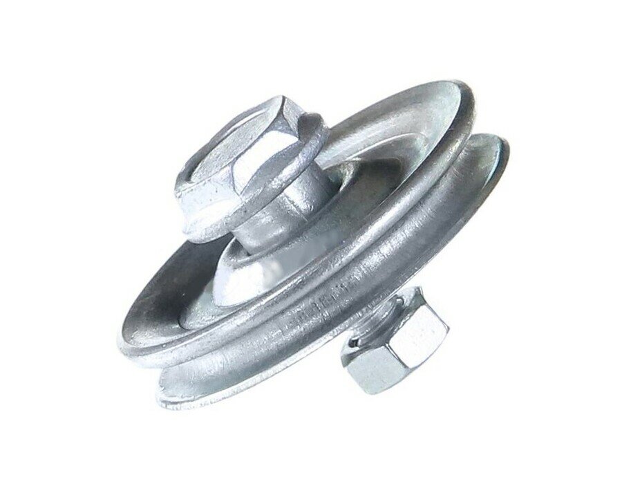 Ролик стеклоподъемника передней двери ВАЗ 2101, 2121 средний, на болту (артикул 21010-6201035-00)