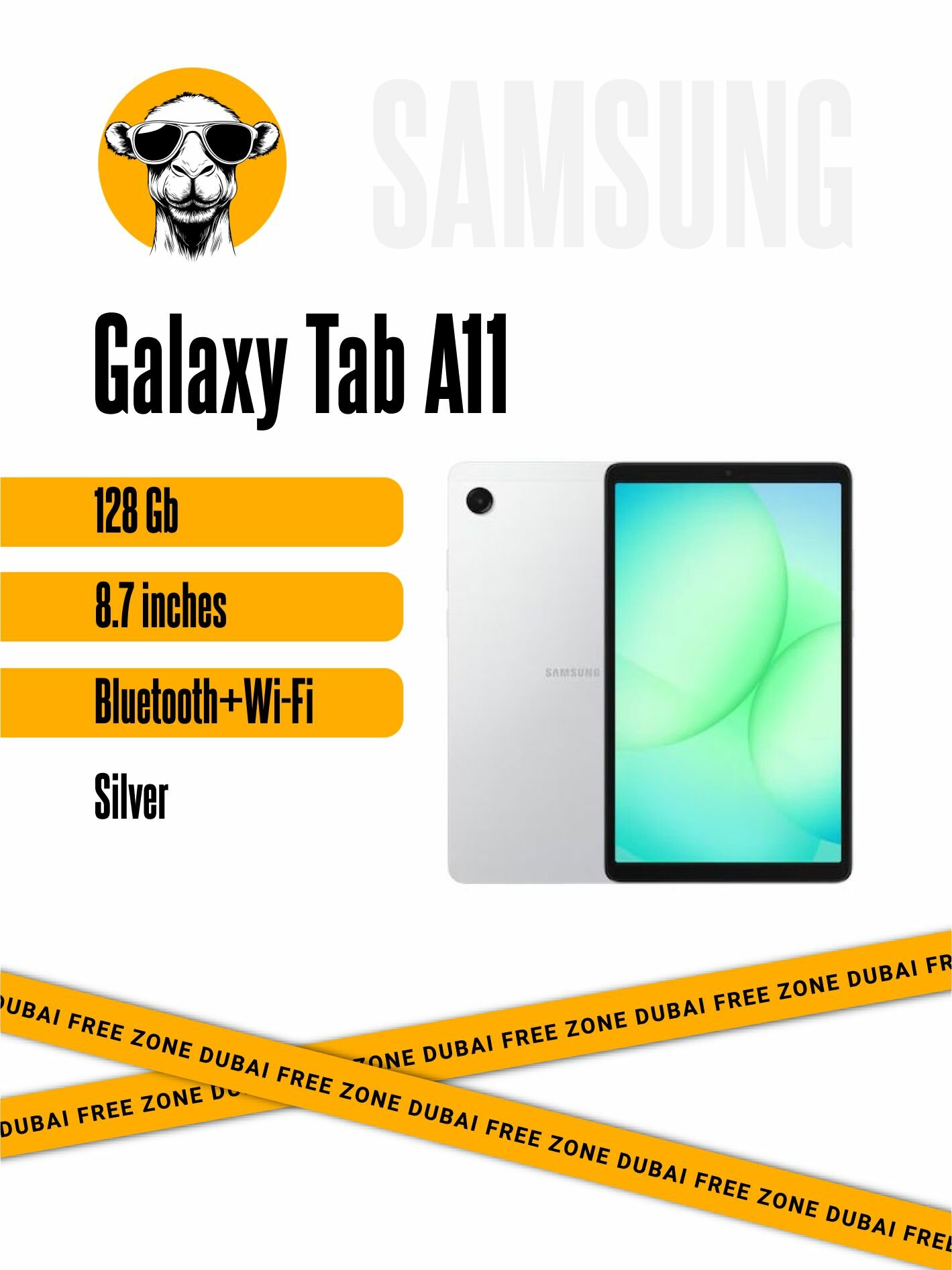 Планшет Samsung Galaxy Tab A11 8/128Gb Wi-Fi Silver