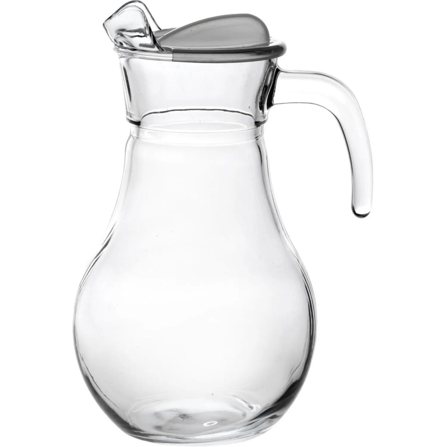 Кувшин бистро 1000 мл с прозр. пластиковой крышкой (43944B) 6 шт/уп