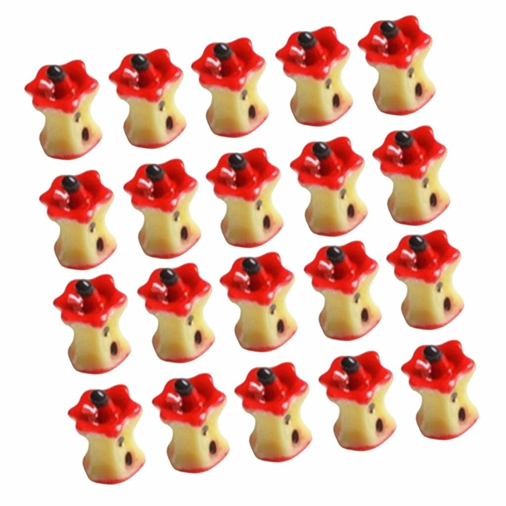 20 шт, объемное большое красное яблоко apple core ювелирные аксессуары-apple core