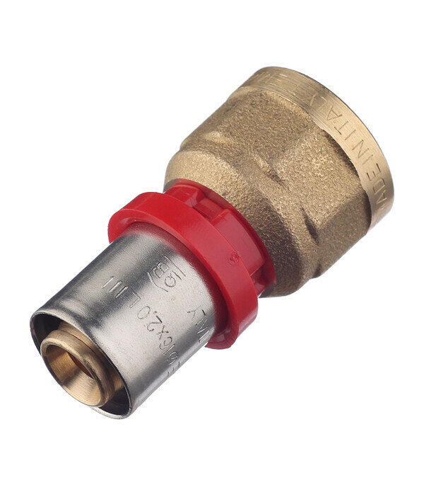 Соединитель прямой Tiemme 16пресс х 1/2 ВРг