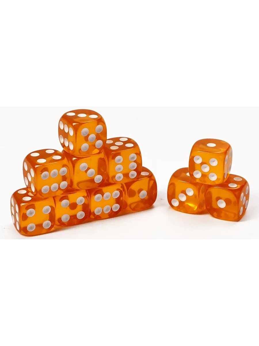 Кости игральные желтые