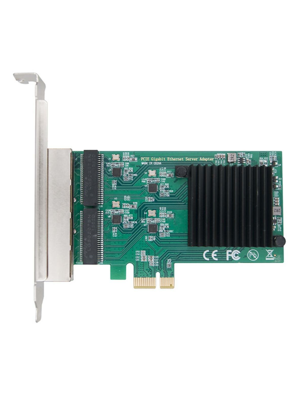 4-Port 2500Mbps PCI-E Card Gigabit Network Card RTL8111H RJ45 Game Network Card Wire PCIE 2500Mbps LAN Adapter Card