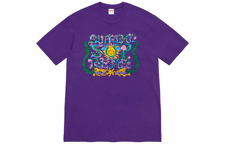 Майка Supreme, размер S, фиолетовый