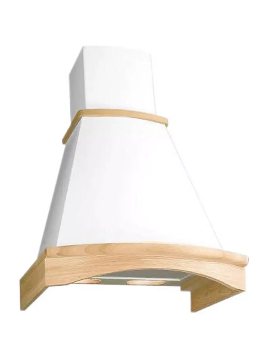 Вытяжка Elikor Ротонда 650 50 бежевая / дуб неокрашенный, 650 м³/ч