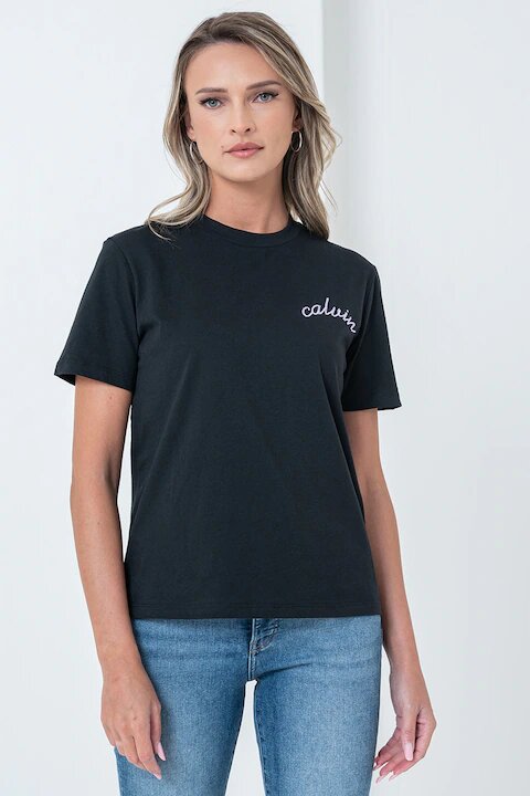 Футболка Calvin Klein Jeans, размер S, черный — фото 1