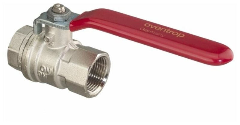 Кран шаровый Oventrop Optibal полнопроходной, маховик ручка-рычаг Kvs 244 DN 50, G 2 дюйма ВР-ВР (1076016)