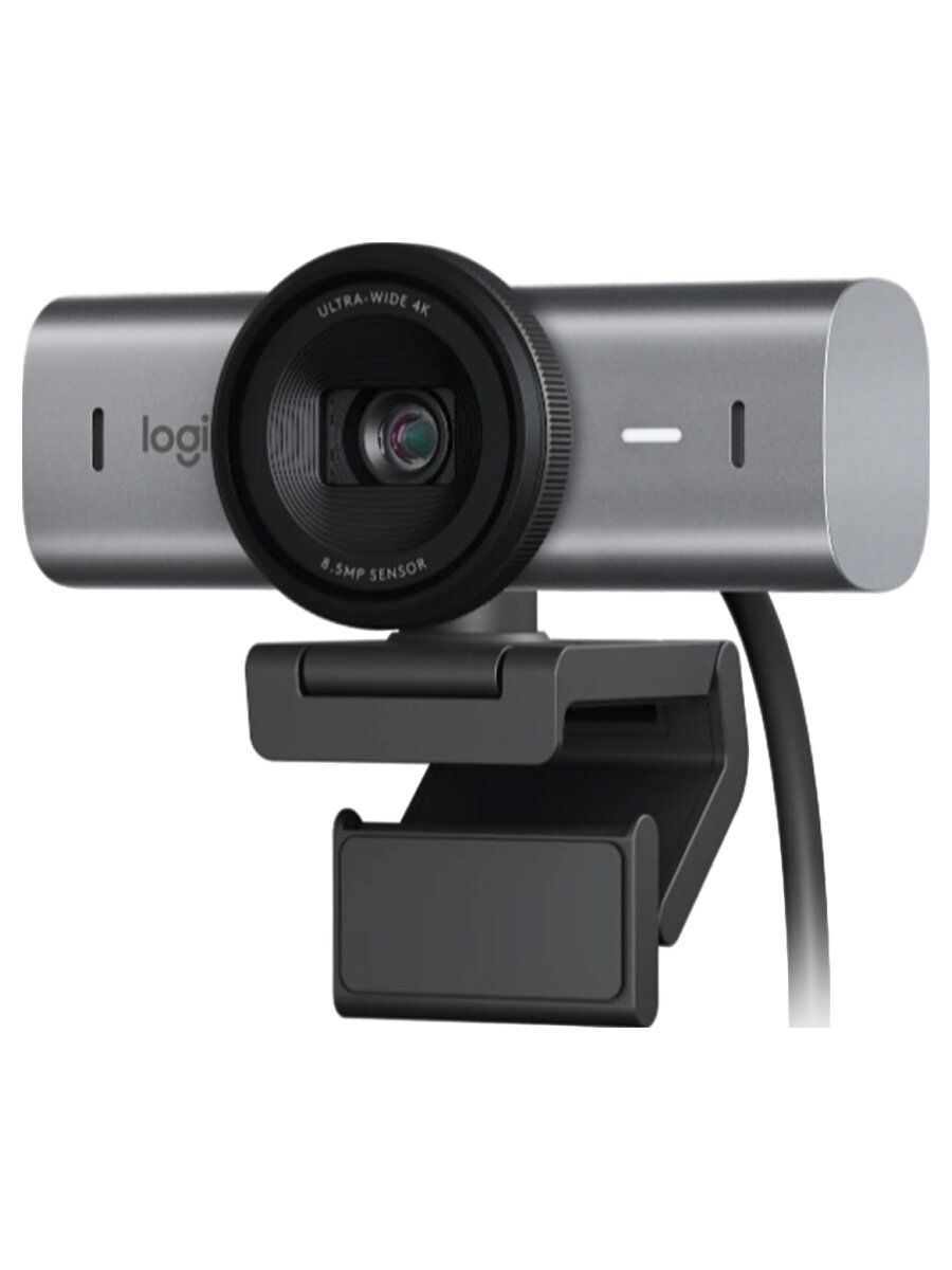 Камера-Web LOGITECH MX Brio black (8.5MP, 3840x2160, USB 3.0, микрофон) (960-001549)