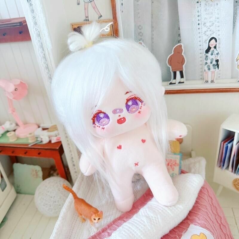 Симпатичная человекоподобная хлопчатобумажная кукла, 20 см