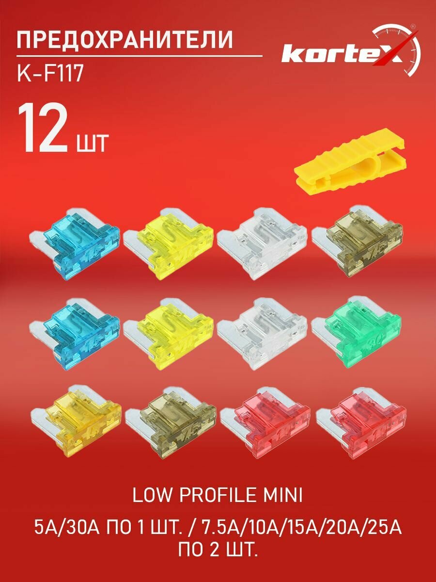 Предохранители Low Profile MINI комплект с пинцетом