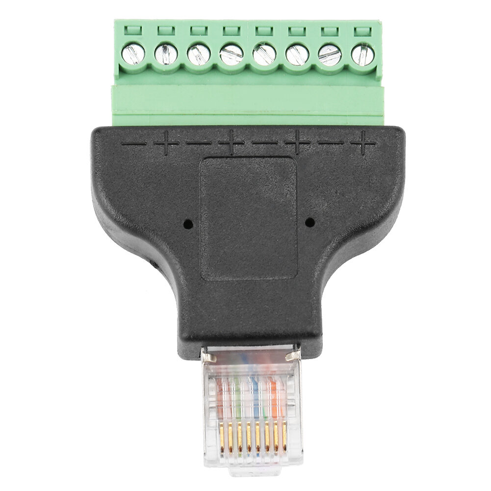 8P8C Ethernet RG-45 "папа" - 8-контактный цифровой адаптер-коннектор