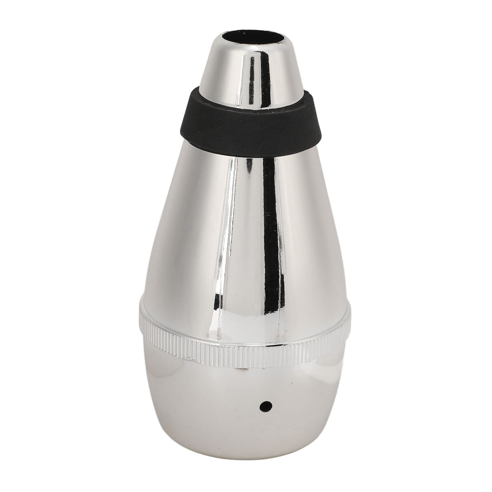 Trumpet Mute Replacement ABS Plastic Mini Fully Enclosed Silencer Accessories Silver