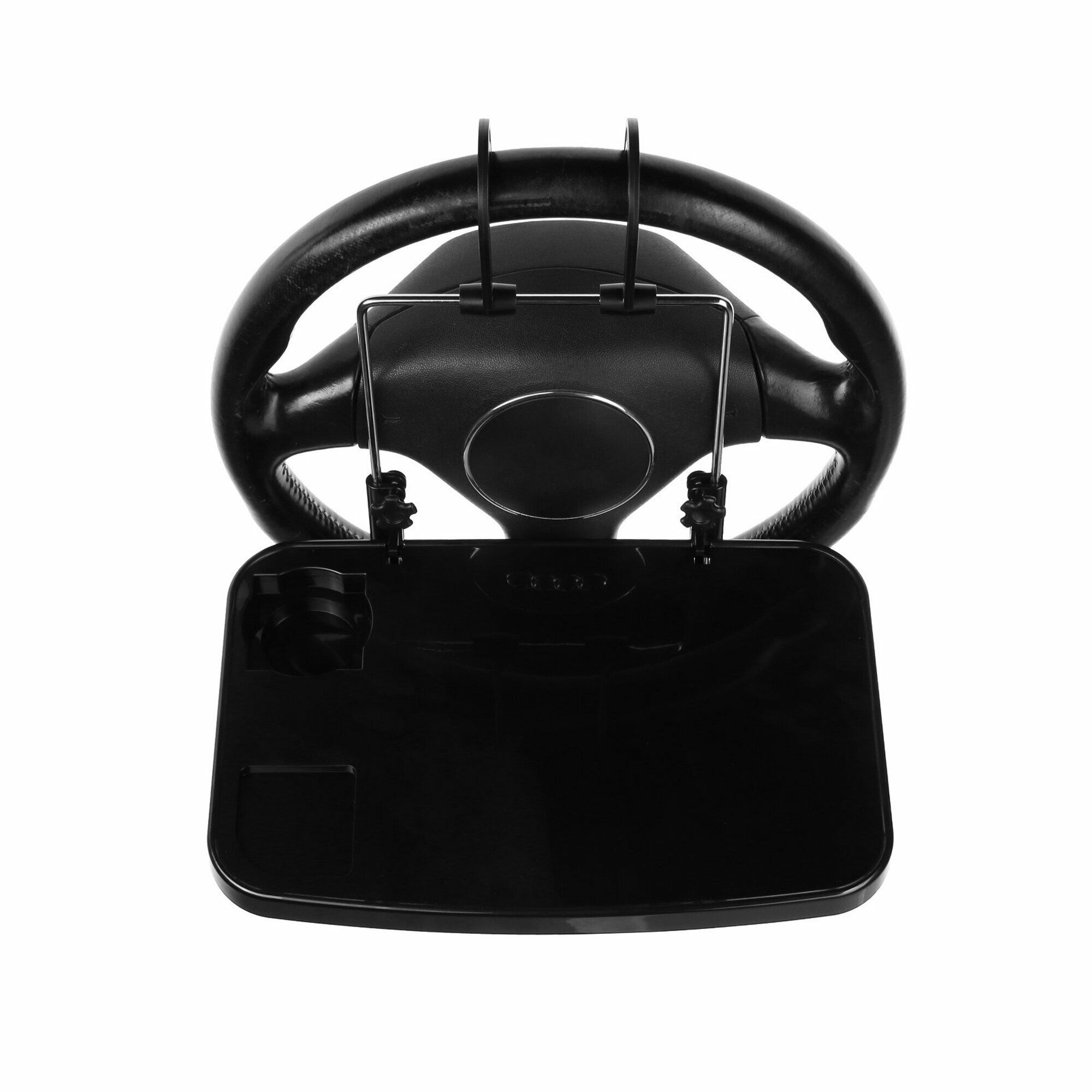 Столик дорожный Сима-ленд, на руль/спинку сиденья, 1 шт, черный