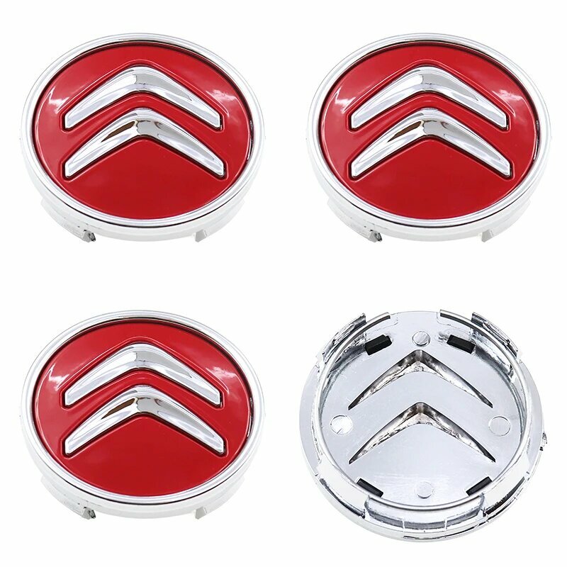 4 шт, 3D 60 мм, эмблема автомобиля с логотипом Citroen, центральная крышка ступицы колеса, авто, ремонт обода, пыленепроницаемые крышки значков, наклейка, аксессуары для стайлинга