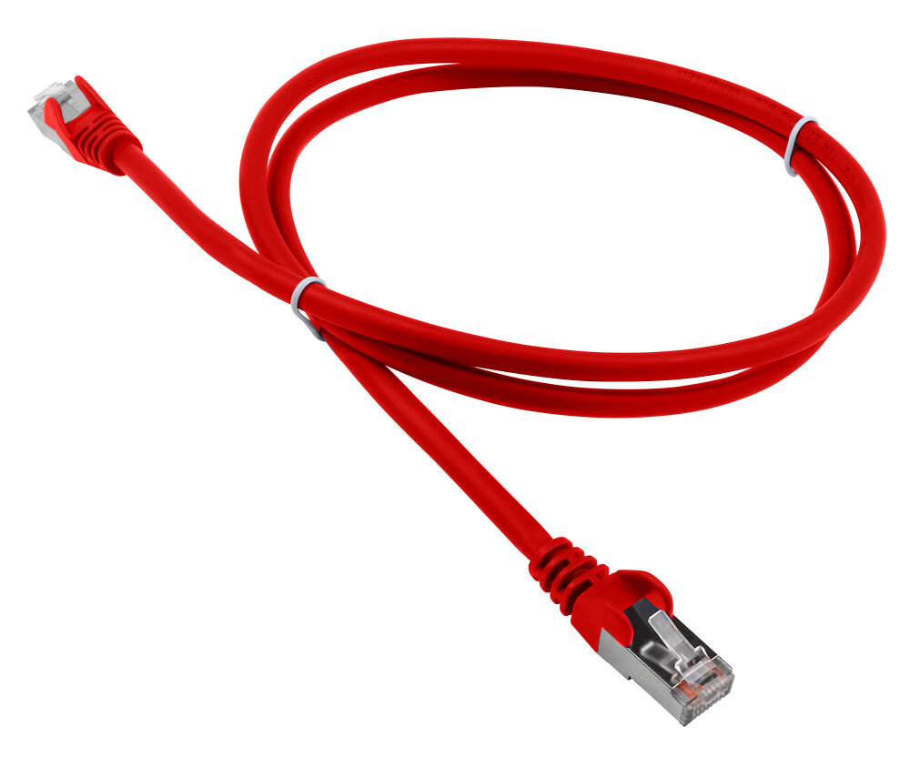 Патч-корд Lanmaster FTP RJ-45 вилка-вилка RJ-45, категория 5Е, длина 10 м, красный (LAN-PC45/S5E-10-RD)