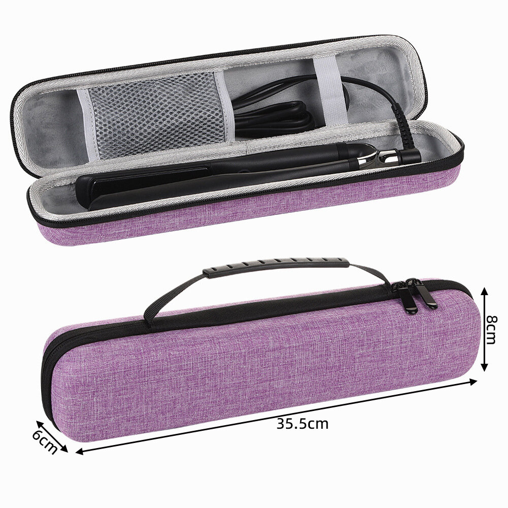 Жесткий водонепроницаемый и ударопрочный чехол для выпрямителя волос, коробка для хранения, портативный EVA чехол для укладки волос