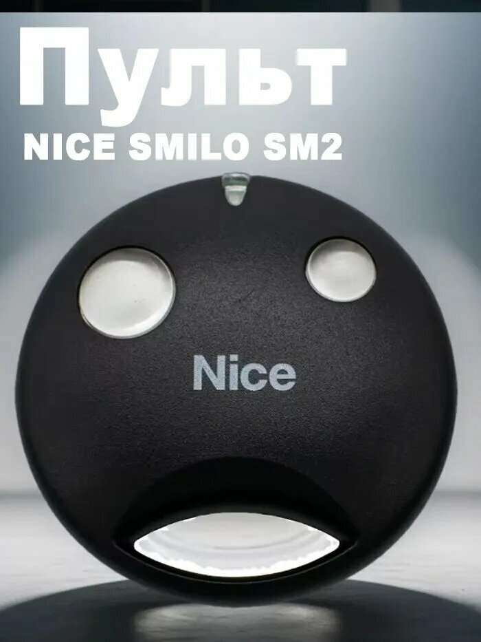 Пульт для автоматики ворот и шлагбаумов Nice Smilo SM2/ брелок Найс / Умный дом (1шт)