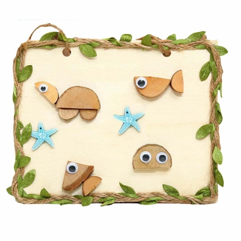 Детская сборка, художественная деревянная ветка, наборы с мультяшными животными для творческих игр, детский набор веток ручной работы