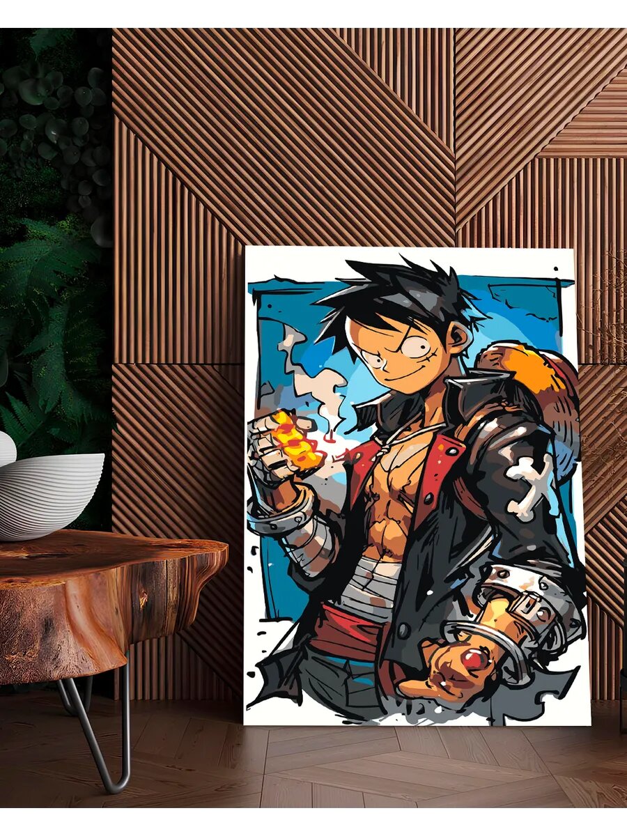 Картина по номерам Аниме One Piece-Монки Д. Луффи
