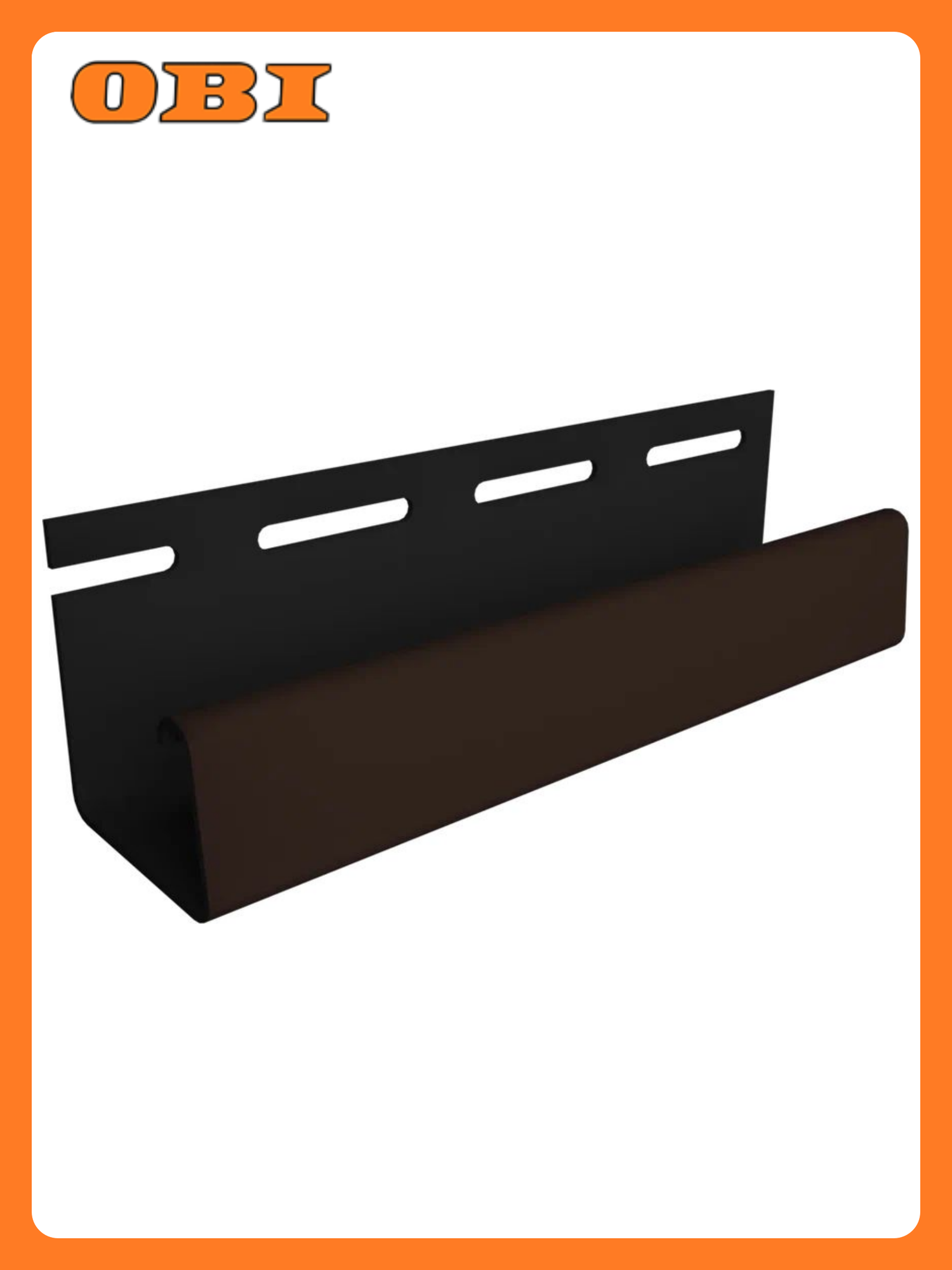 Профиль Docke J26, для фасадных панелей, рельефная поверхность, 300 см, 1 шт