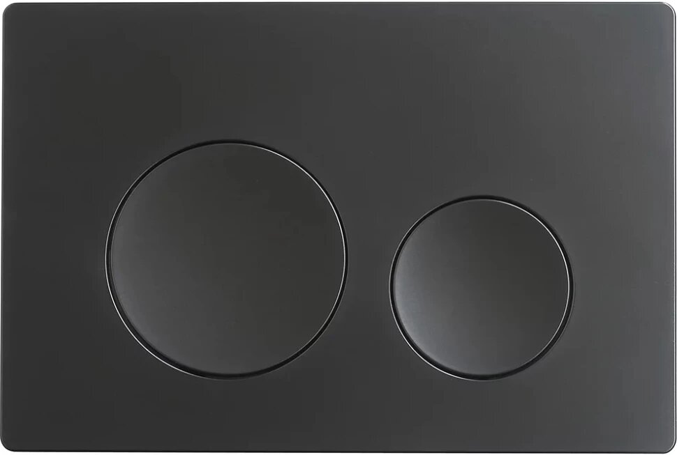 Кнопка смыва Veconi Flush V2 FLV2-B для инсталляции, черный матовый