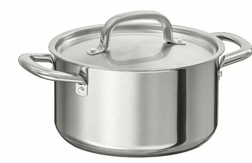 IKEA Кастрюля, Нержавеющая сталь, 3 л