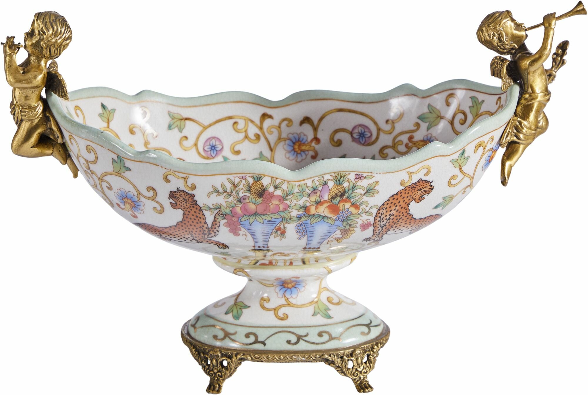 31G2672/D457EC/HX1944 Чаша с ангелами 32х14х21см, фарфор, Glasar