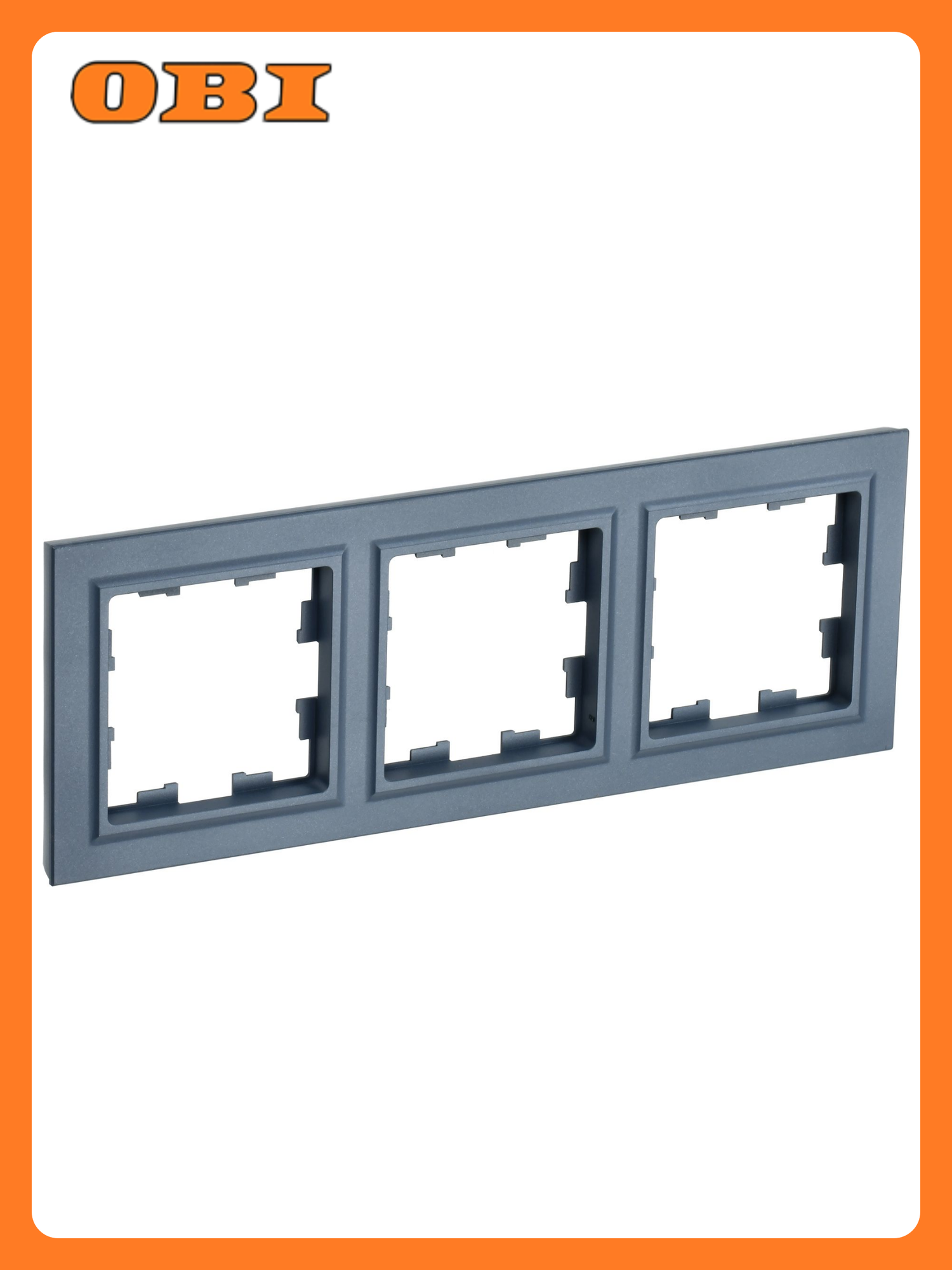 Рамка IEK BRITE РУ-3-БрМ, пластик, IP20, 3 места, открытая установка, зеленая