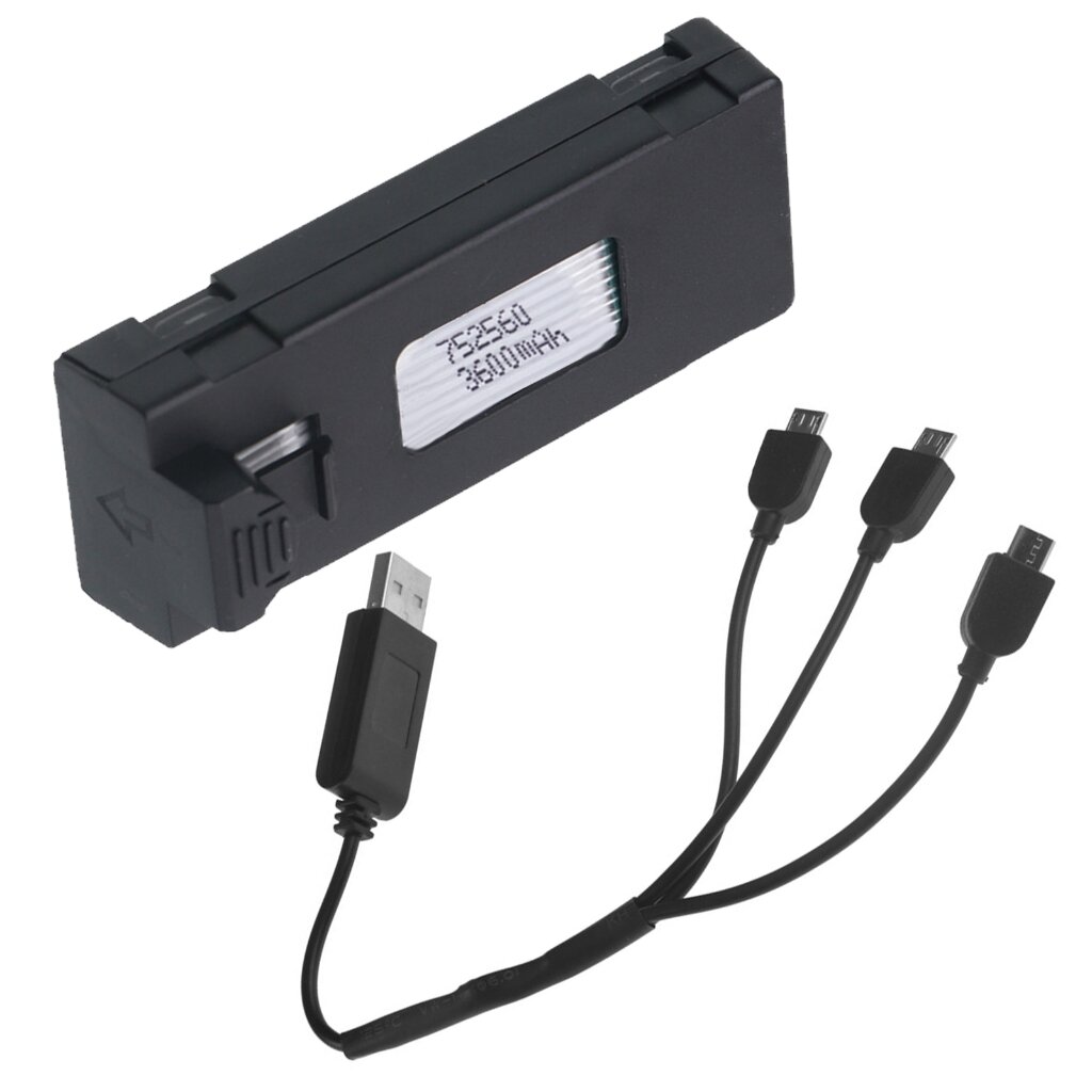 Аккумулятор 3600mAh для дронов E88/E99/E89/P1/K7/E55