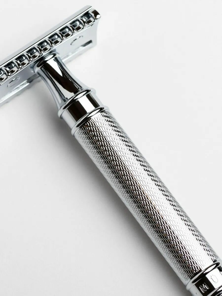 Т-образная бритва Muehle Traditional R 41, открытая голова, open comb