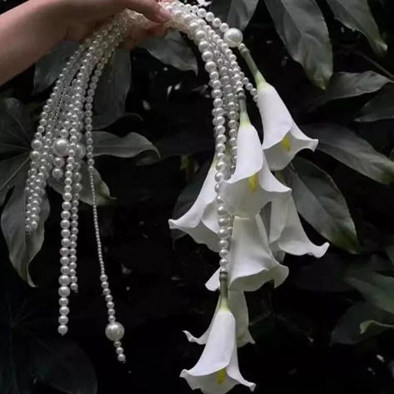 Искусственный букет из белой лилии Perfectlifeoh